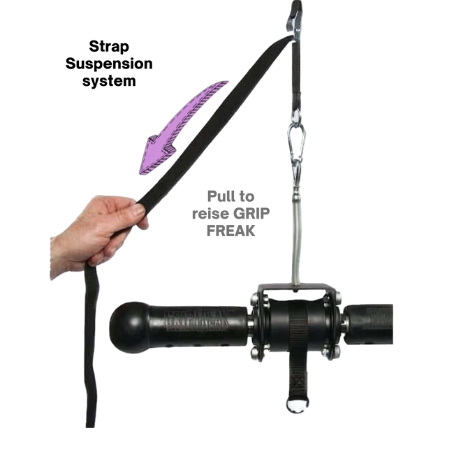 GRIP FREAK Wrist Roller Suspension Strap System – Lpgmuscle