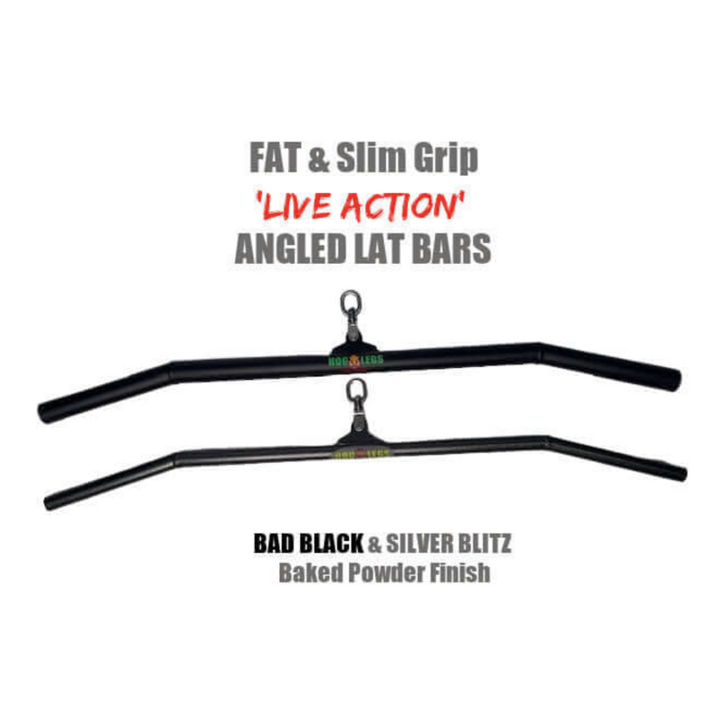 48" Fat Grip Angled Lat Bar – A seriously legit Back Cable Attachment ...