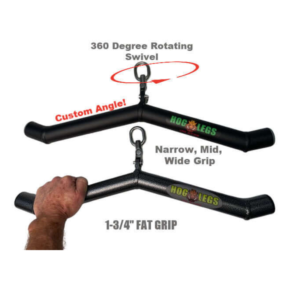 HOG LEGS 'Ham Bone' Fat Grip Cable Tricep Bar Extreme! – Lpgmuscle