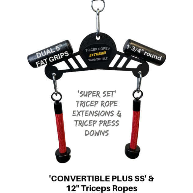 CONVERTIBLE PLUS Tricep Rope 'Super Set' Tricep Attachment – Lpgmuscle